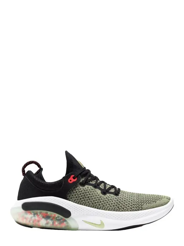Nike Joyride Run Flyknit Sneakers - Black/olive Aura/bright Crimson