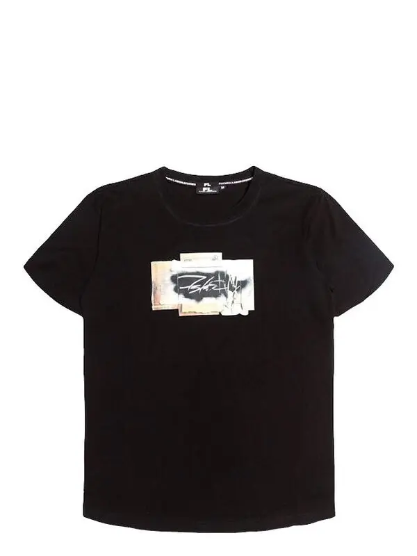 FUTURA LABORATORIES Stencil Tee Shirt - Black