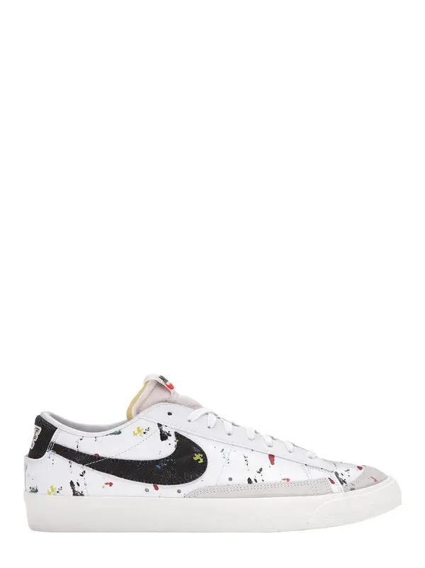 Nike Blazer Low 77 Paint Splatter Sneakers - White/black/sail