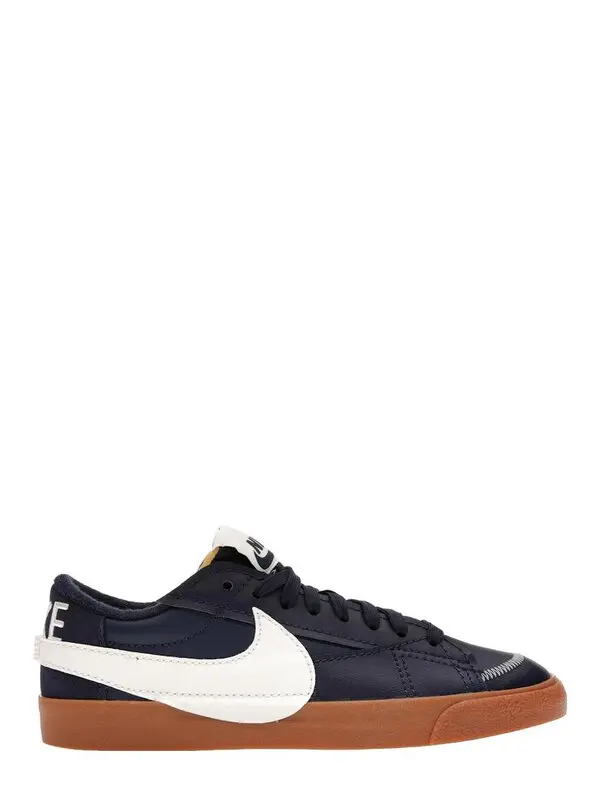 Nike Blazer Low 77 Jumbo Wntr Gum - Midnight Navy Blue/sail/gum Medium Brown