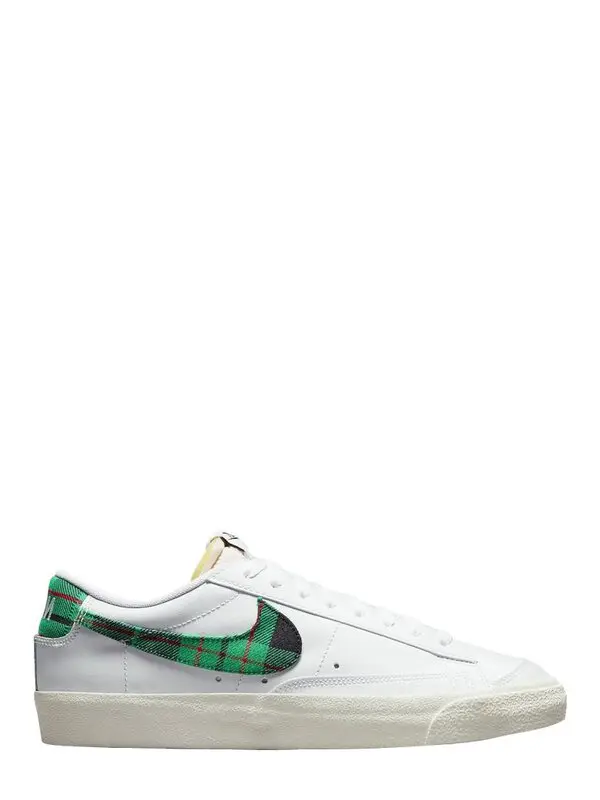 Nike Blazer Low 77 Tartan Sneakers - White/green/red