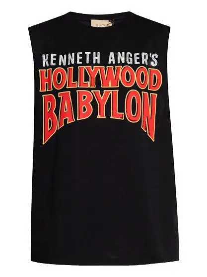 Gucci Hollywood Babylon Tank Top - Black