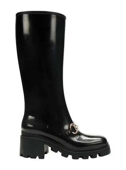 Gucci Horsebit Knee-high Boots - Black Rubber