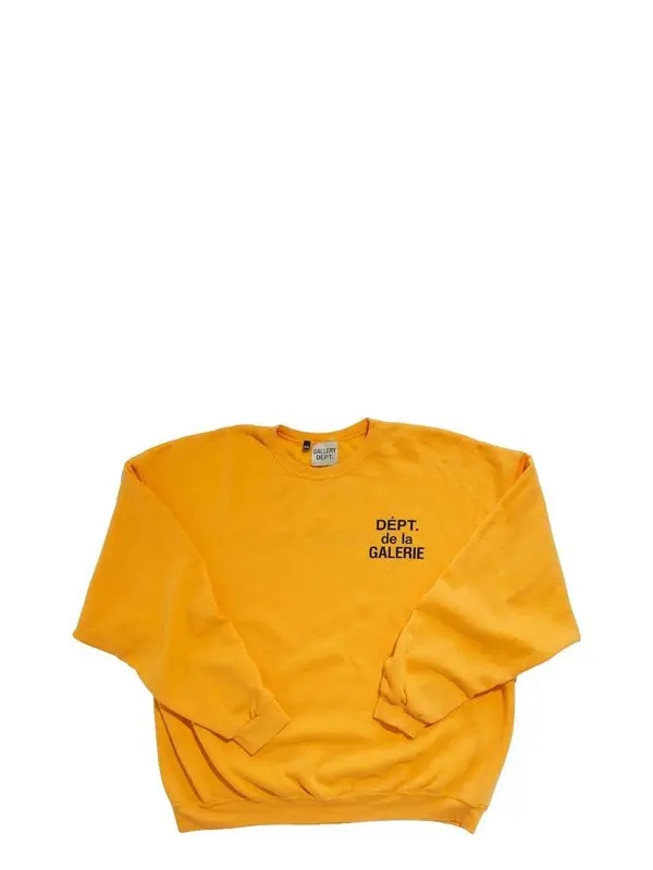GALLERY DEPT. Art That Kills Reversible Crewneck Sweatshirt - Yellow