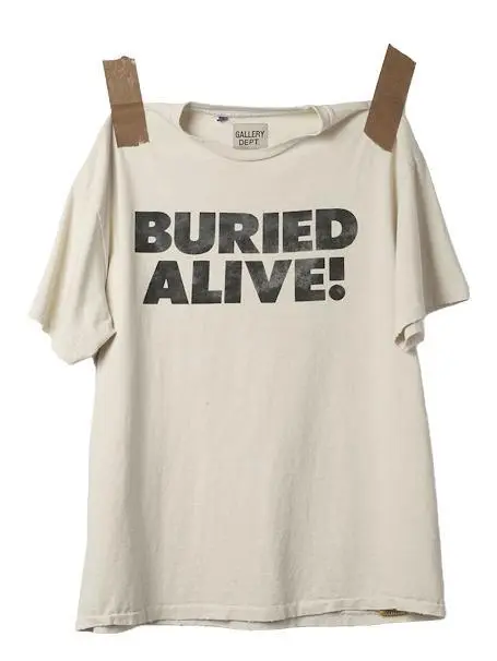 GALLERY DEPT. Buried Alive Tee Shirt - Archival White