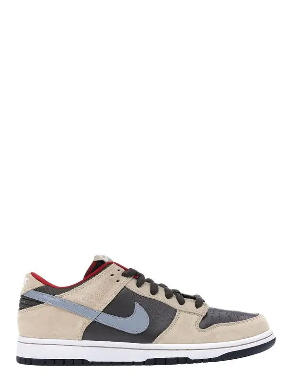 Nike Sb Dunk Low Sneakers - Dark Chocolate/matte Silver/linen