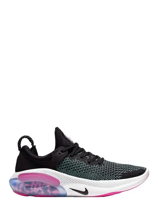 Nike Joyride Run Flyknit - Black/pink Blast/pure Platinum