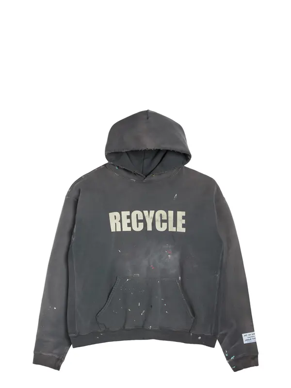GALLERY DEPT. 90's Recycle Hoodie - Washed Black