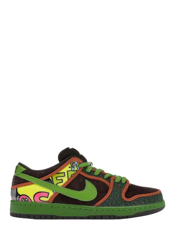 Nike Dunk Low De La Soul Sneakers - Safari/baroque Brown/altitude Green