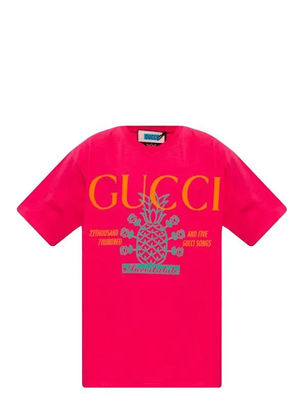 Gucci Pineapple Collection T-shirt - Pink