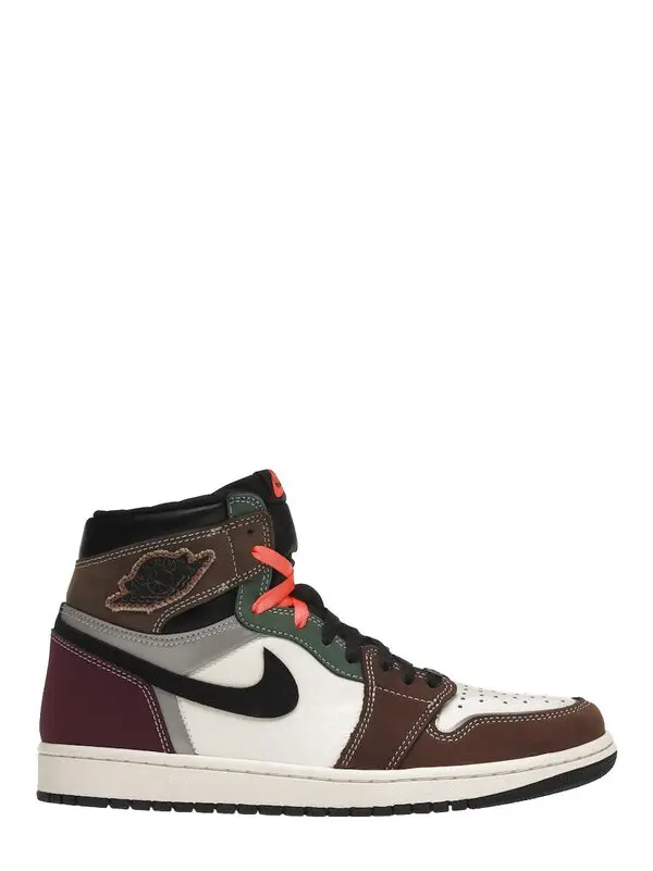 JORDAN 1 Retro High Og Hand Crafted Sneakers - Black/archaeo Brown/dark Chocolate