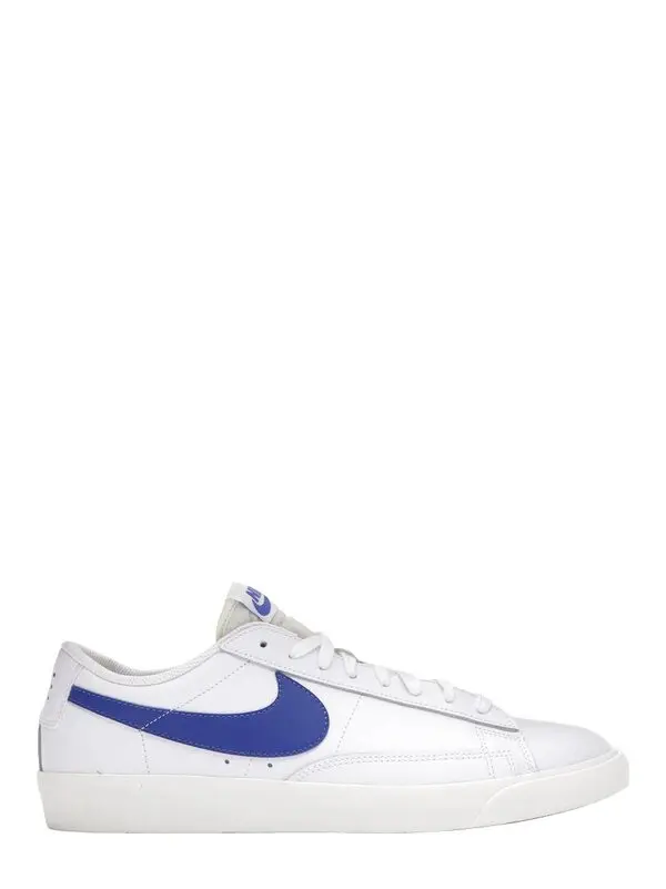 Nike Blazer Low Leather Sneakers - White/sail/astronomy Blue