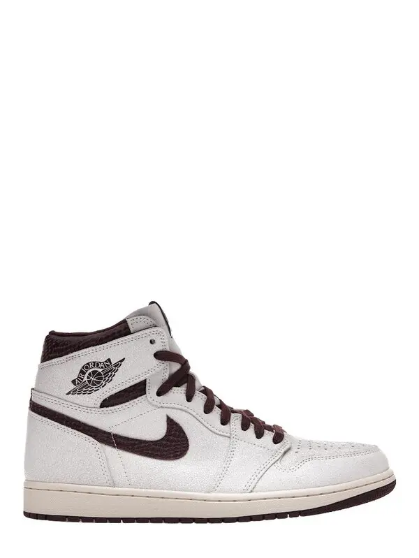 JORDAN 1 Retro High-top Sneakers - Sail/burgundy Crush