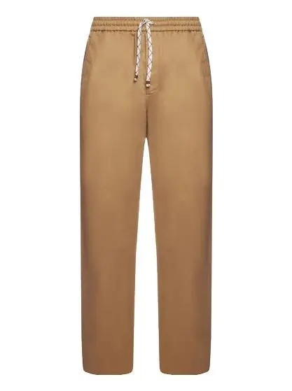 Gucci Logoprint Drawstring Pants - Beige