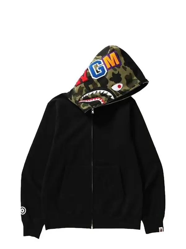 BAPE Shark Full Zip Hoodie - Black