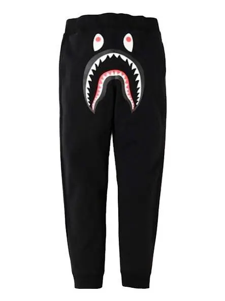 A BATHING APE Shark Slim Sweatpants - Black/purple