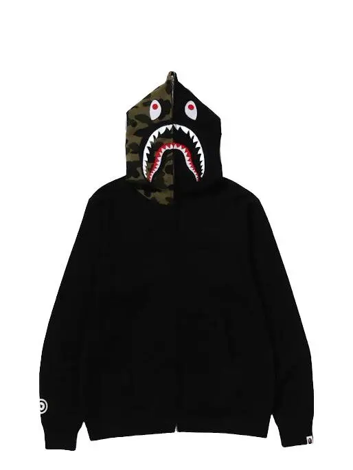 BAPE Shark Fullzip Hoodie - Black