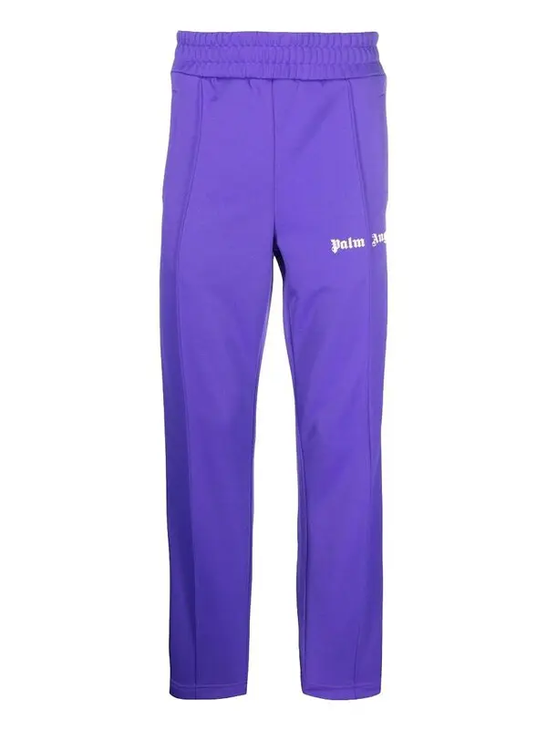 Palm Angels Track Pants - Purple/white/black