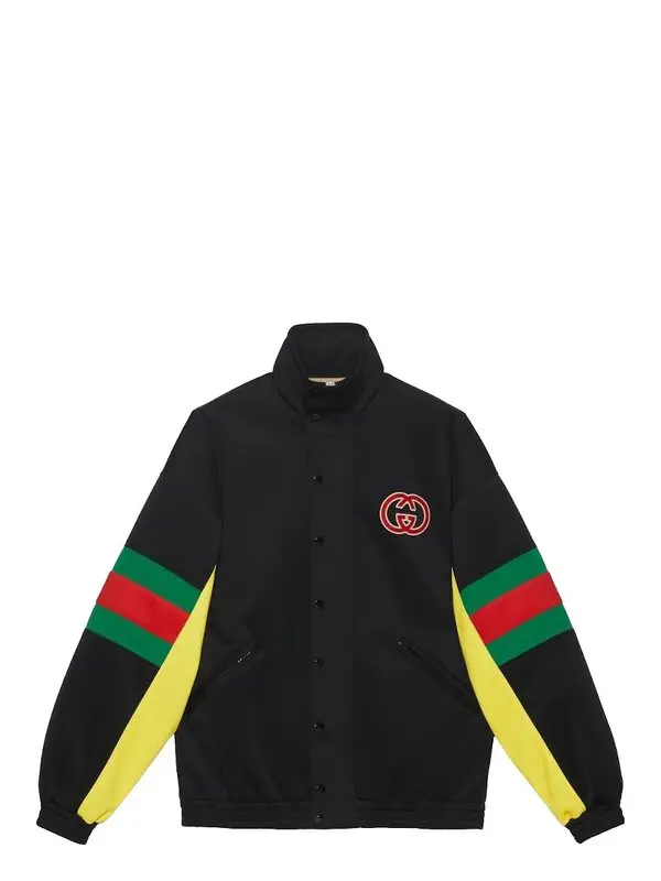 Gucci Logo-patch Jacket - Black