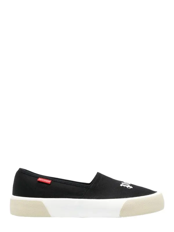 Palm Angels Slip-on Loafers - Black/white