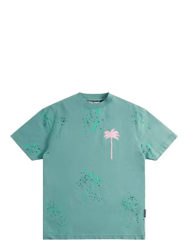 Palm Angels Pxp Painted T-shirt - Green