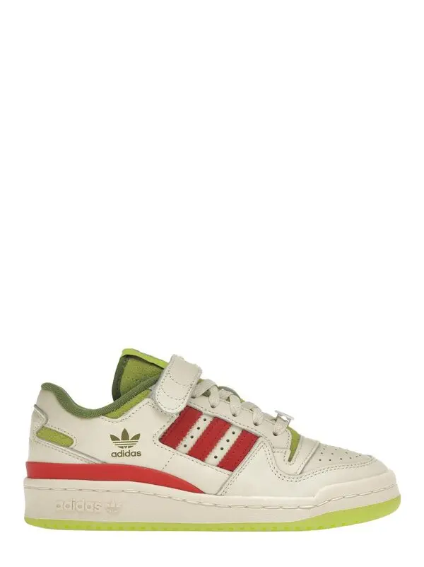 Adidas Forum Low The Grinch - Cream White/collegiate Red/solar Slime