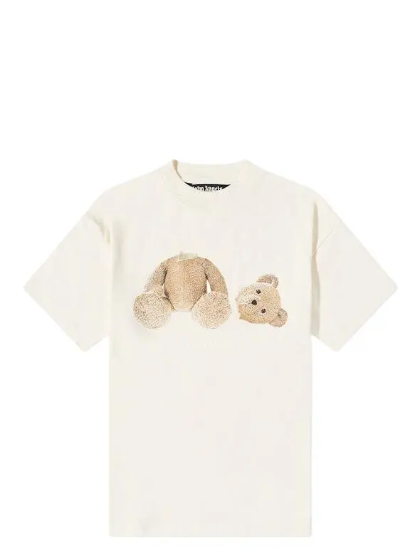 Palm Angels Teddy Bear T-shirt Fw22 - Butter/brown