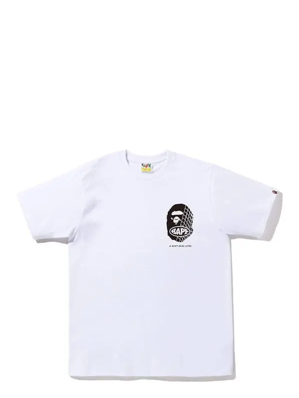 A BATHING APE Soccer #2 Tee Shirt - White