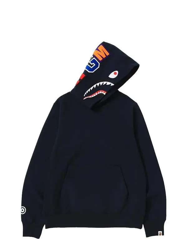BAPE Shark Pullover Hoodie - Navy Blue