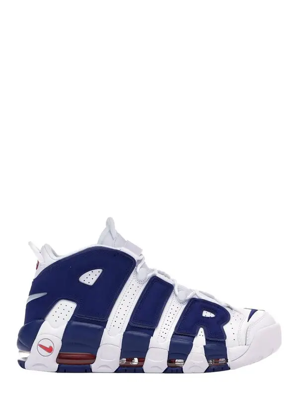 Nike More Uptempo Knicks - White/deep Royal Blue/team Orange