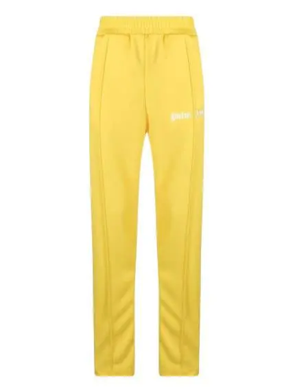 Palm Angels Side Stripe Track Pants - Yellow/white
