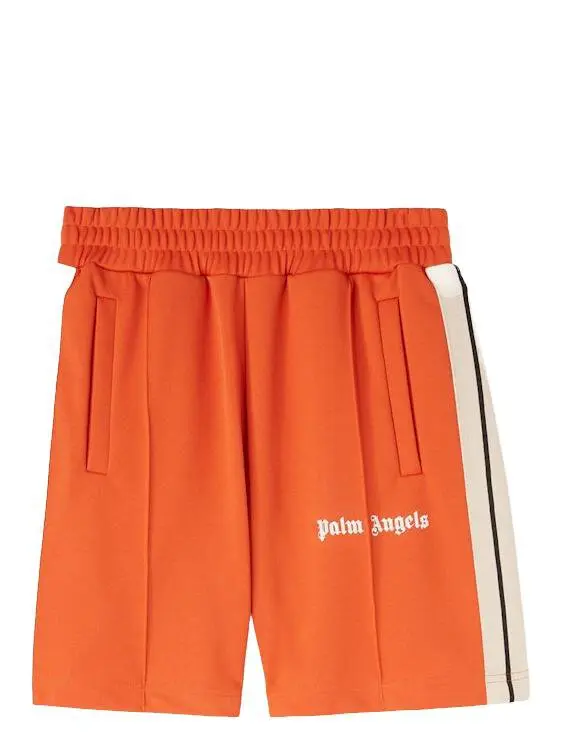 Palm Angels Track Shorts - Brick Red/off/white