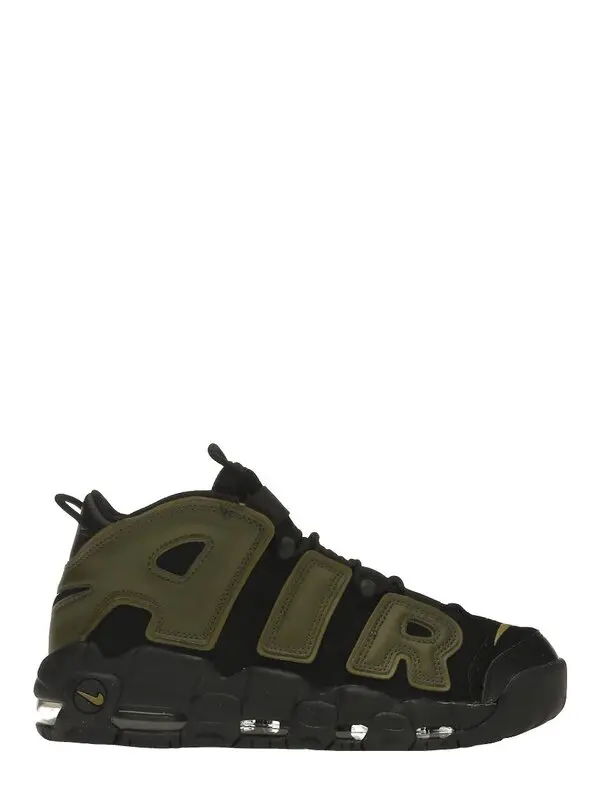 Nike Air More Uptempo Rough Green Sneakers - Black/pilgrim