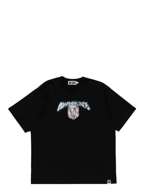 A BATHING APE Sounds Tee Shirt - Black