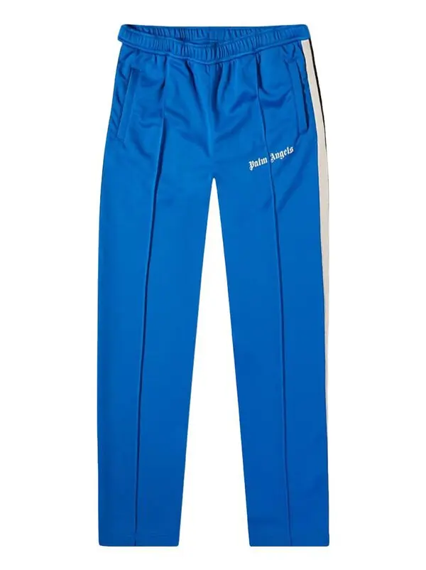 Palm Angels Slim Fit Track Pants - Blue/off White