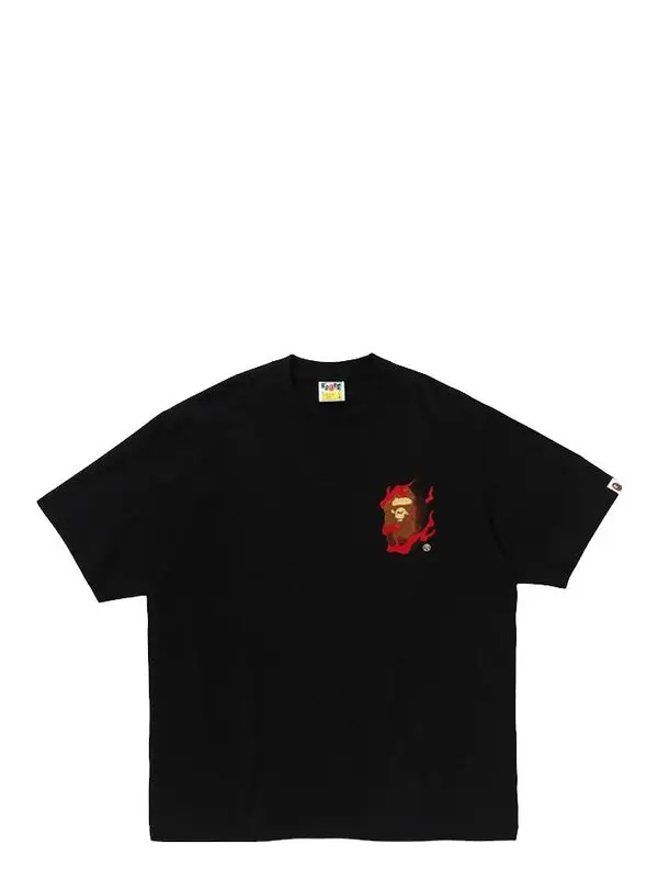 A BATHING APE Souvenir Relaxed Fit Tee Shirt - Black