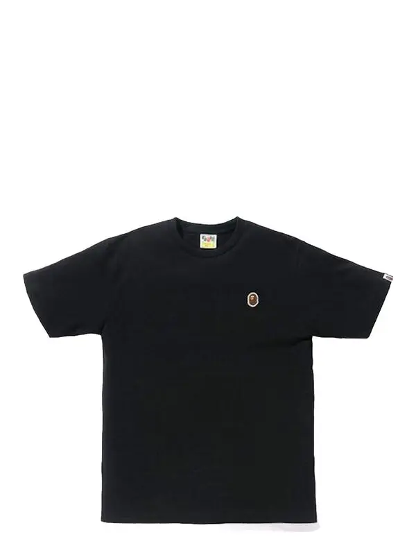 A BATHING APE Silicon Ape Head One Point Tee Shirt - Black