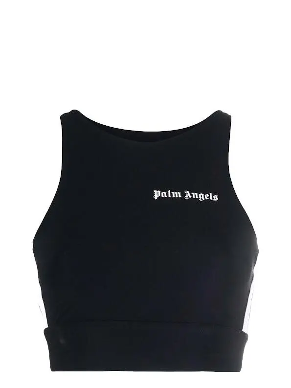Palm Angels Track Top - Black/white