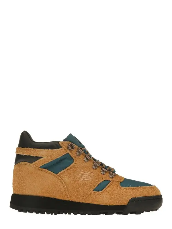 NEW BALANCE Rainierin Lace Up Sneakers - Tan/teal