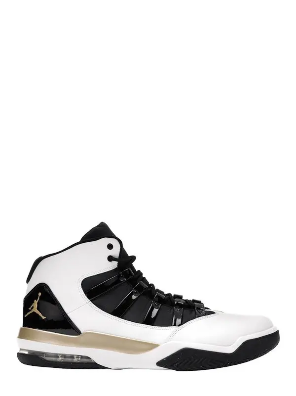 JORDAN Max Aura Sneakers - White/metallic Gold/black