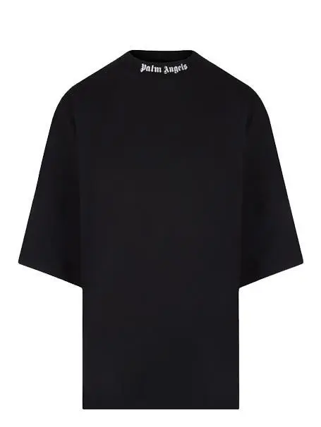 Palm Angels Oversized Rear Logo Print T-shirt - Black/white