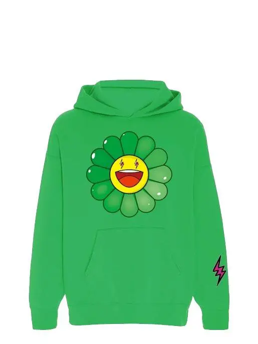 J BALVIN X Takashi Murakami Flower Hoodie - Green