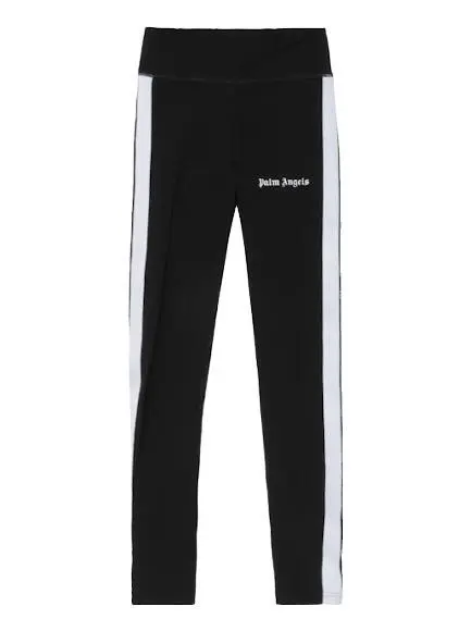 Palm Angels Track Training Leggings - Black/white