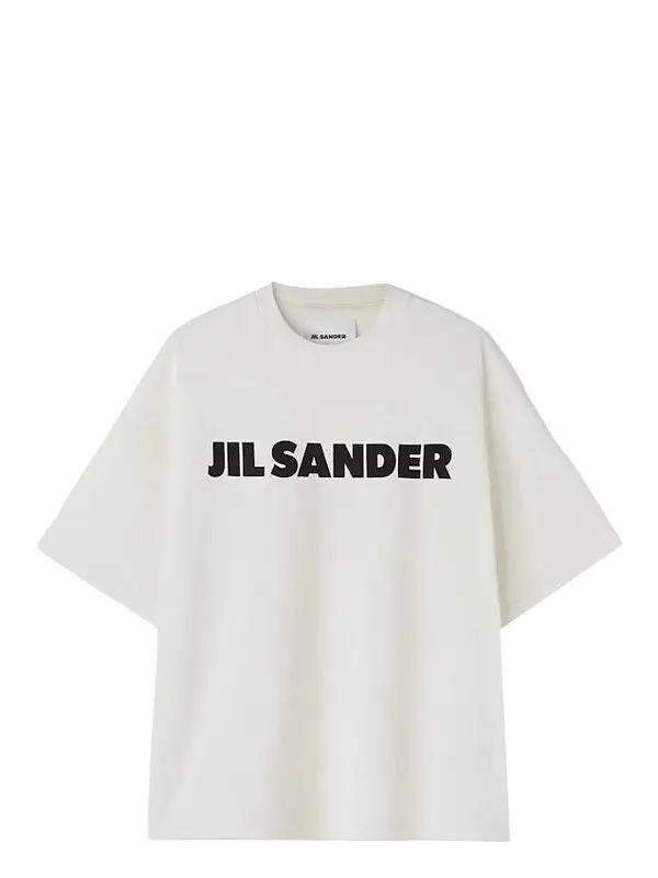 JIL SANDER Logo T-shirt - Natural
