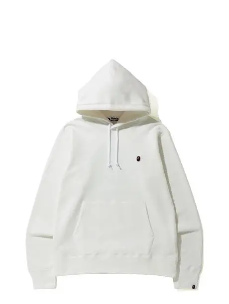 BAPE Space Camo College Pullover Hoodie - White