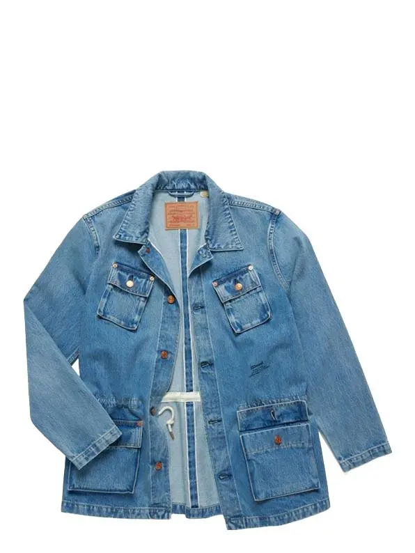 JJJJOUND X Levi's Utility Jacket - Medium Wash
