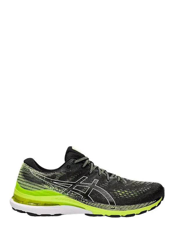 Asics Gelkayano 28 - Black/hazard Green