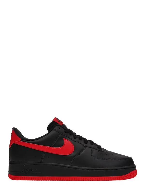 Nike Air Force 1 Low Bredin Sneakers - Black/university Red