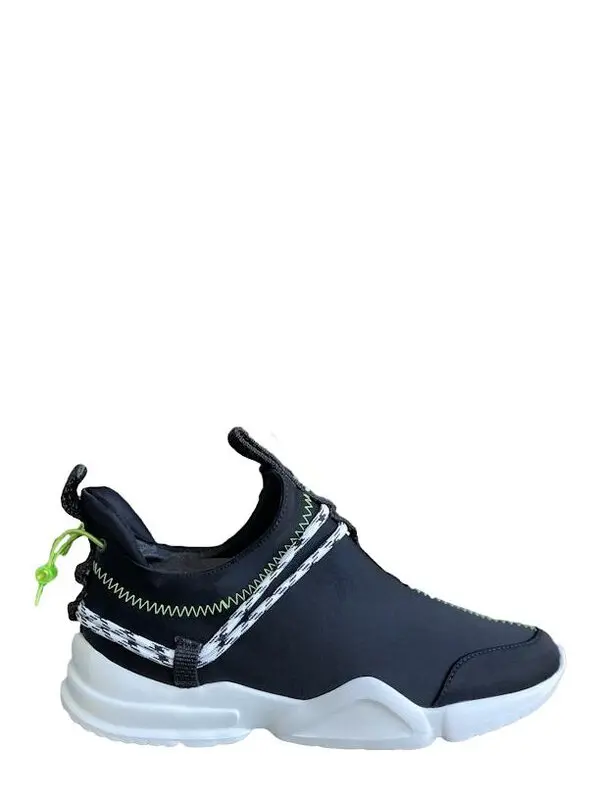 JOHN GEIGER 002 Lowin Sneakers - Black/lime