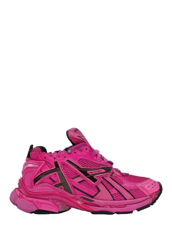 Balenciaga Runner Sneakers - Fuchsia Pink/black